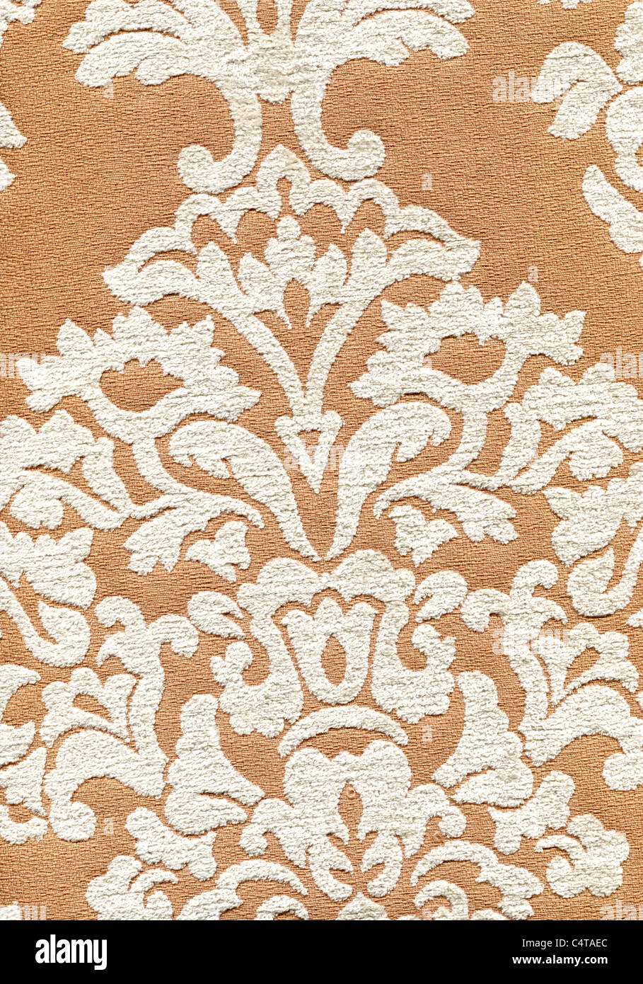 velvet interior with floral pattern Stock Photo - Alamy