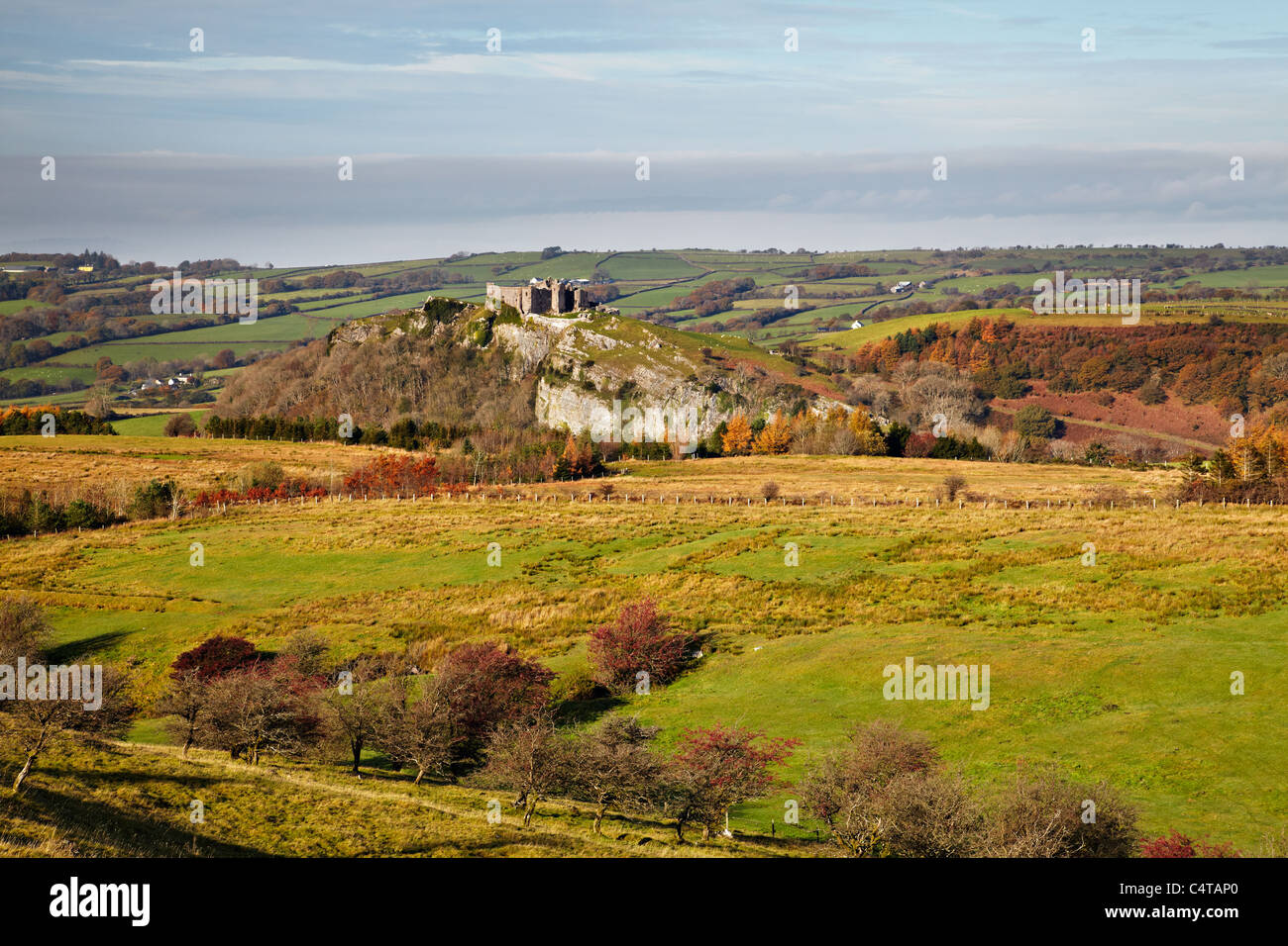 Carreg Cennen Castle, The Black Mountain, Brecon Beacons National Park ...