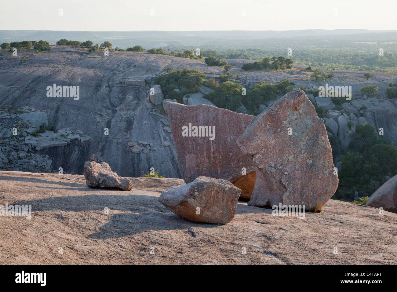 Enchanted Rock State Park near Austin and Fredericksburg, Texas Stock ...