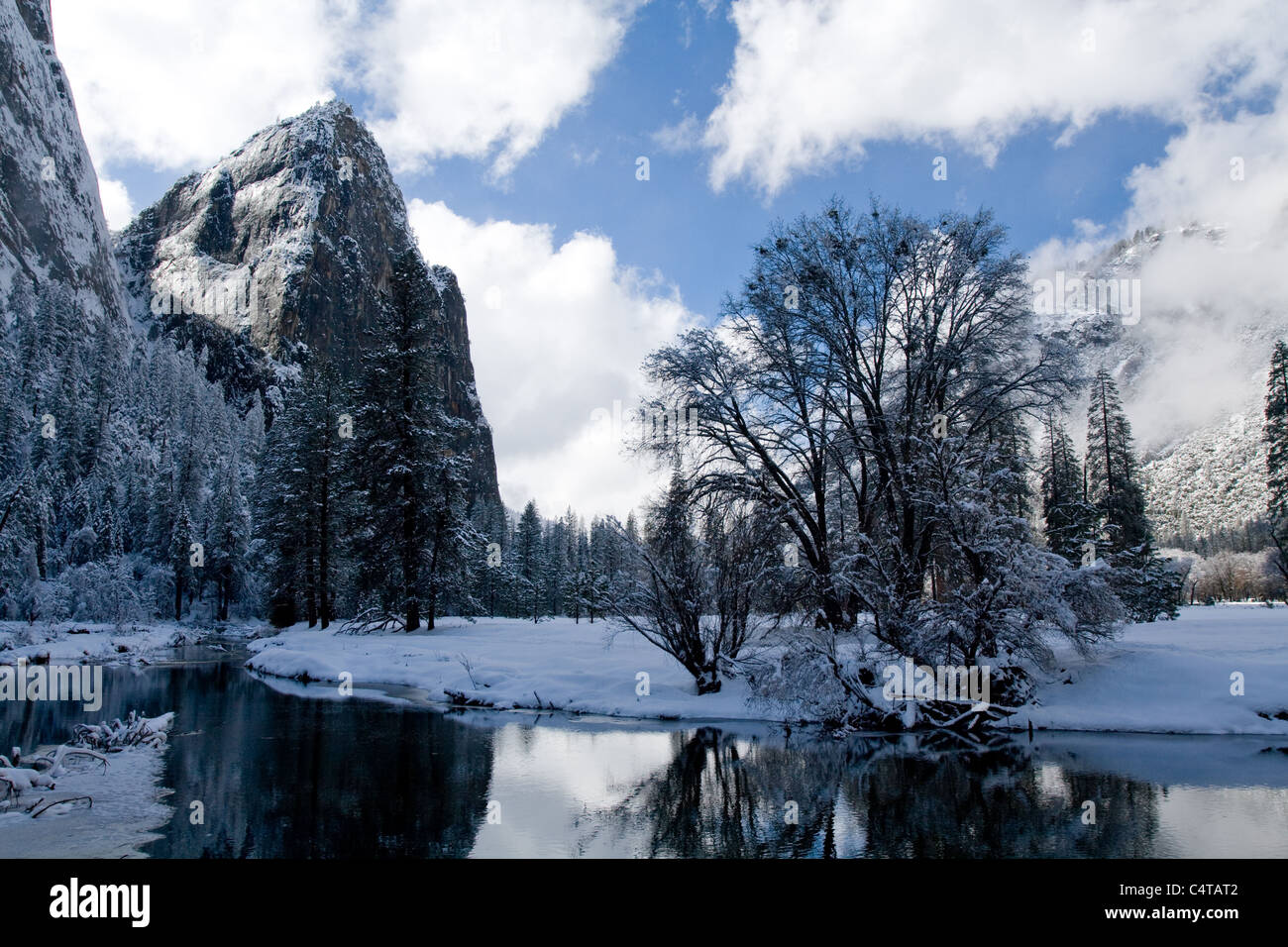 Merced river in winter hi-res stock photography and images - Alamy