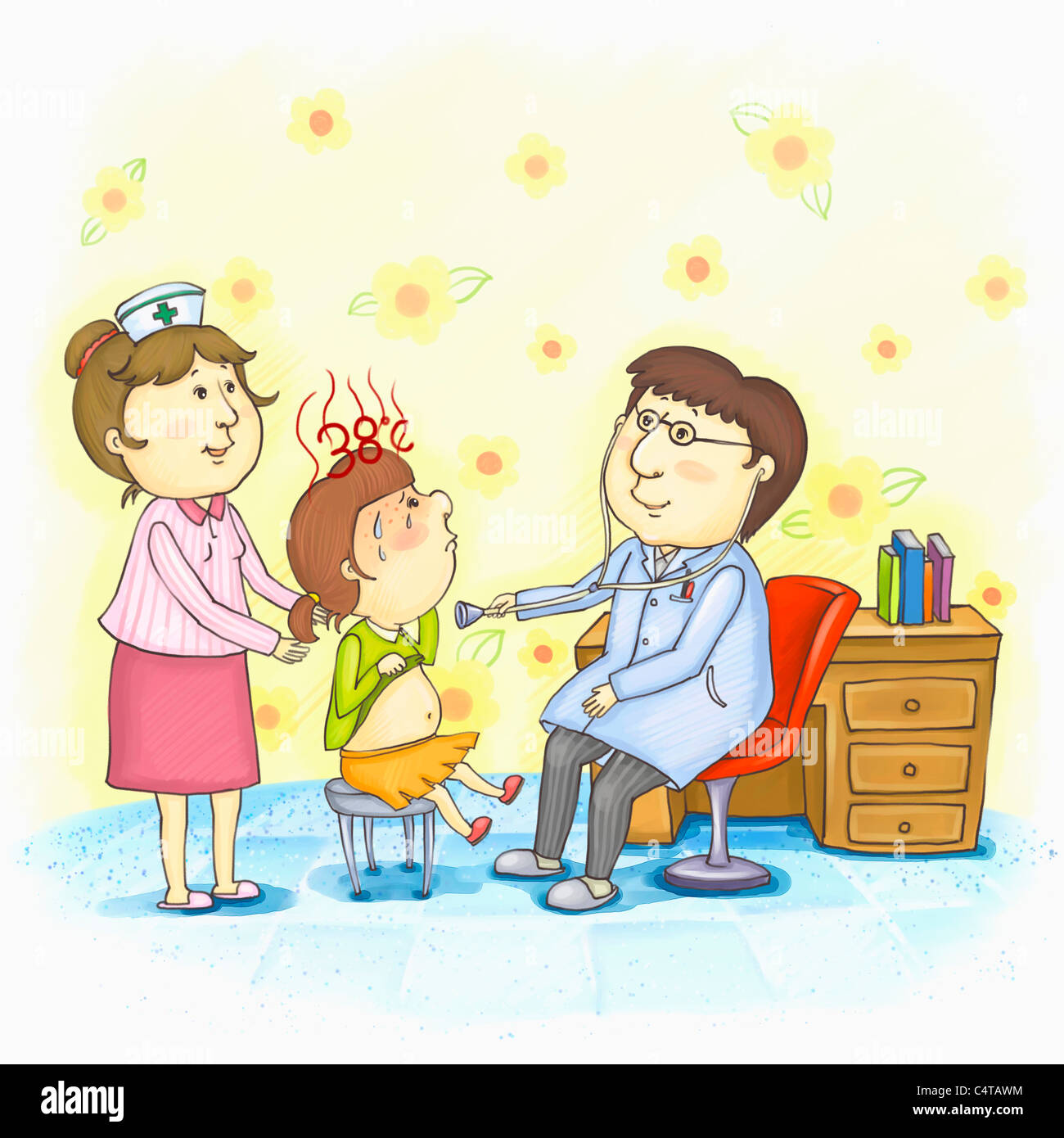 Fever mother Cut Out Stock Images & Pictures - Alamy