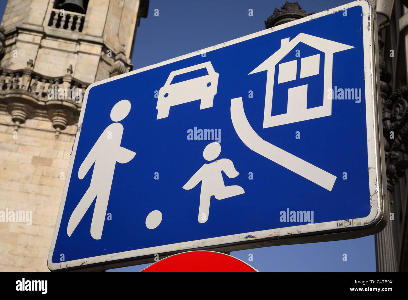 Urban Traffic Street Sign Stock Photo - Alamy