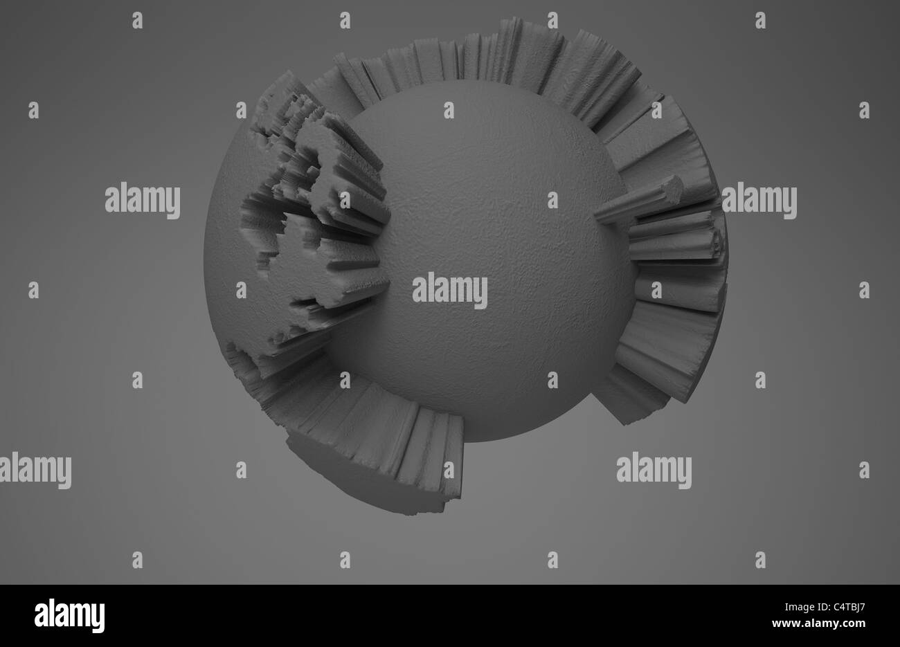 global maps in 3D Stock Photo - Alamy