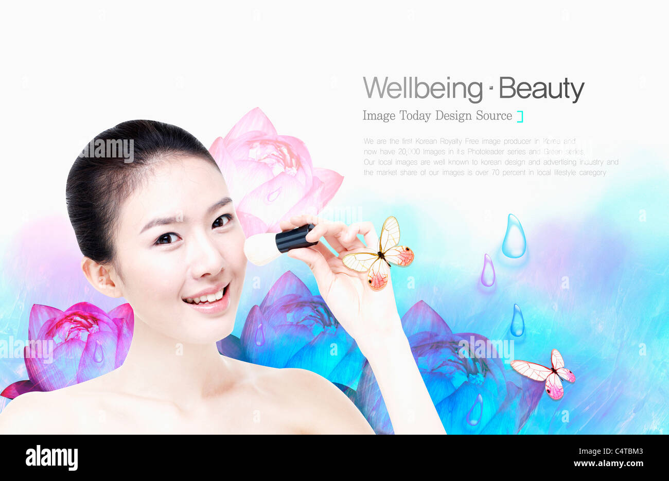 beautiful woman with beauty and well being theme Stock Photo - Alamy