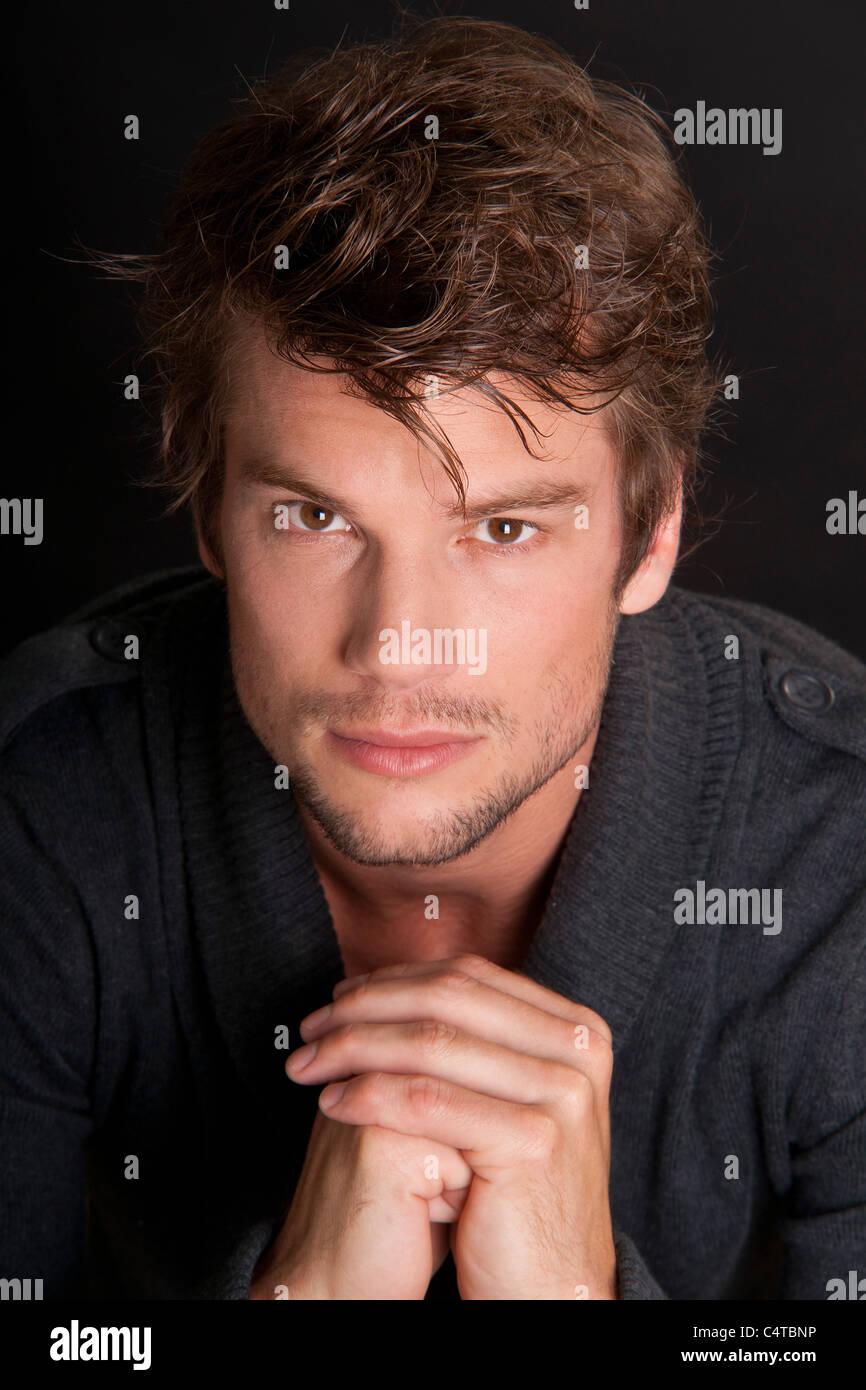 Portrait of Man Stock Photo - Alamy