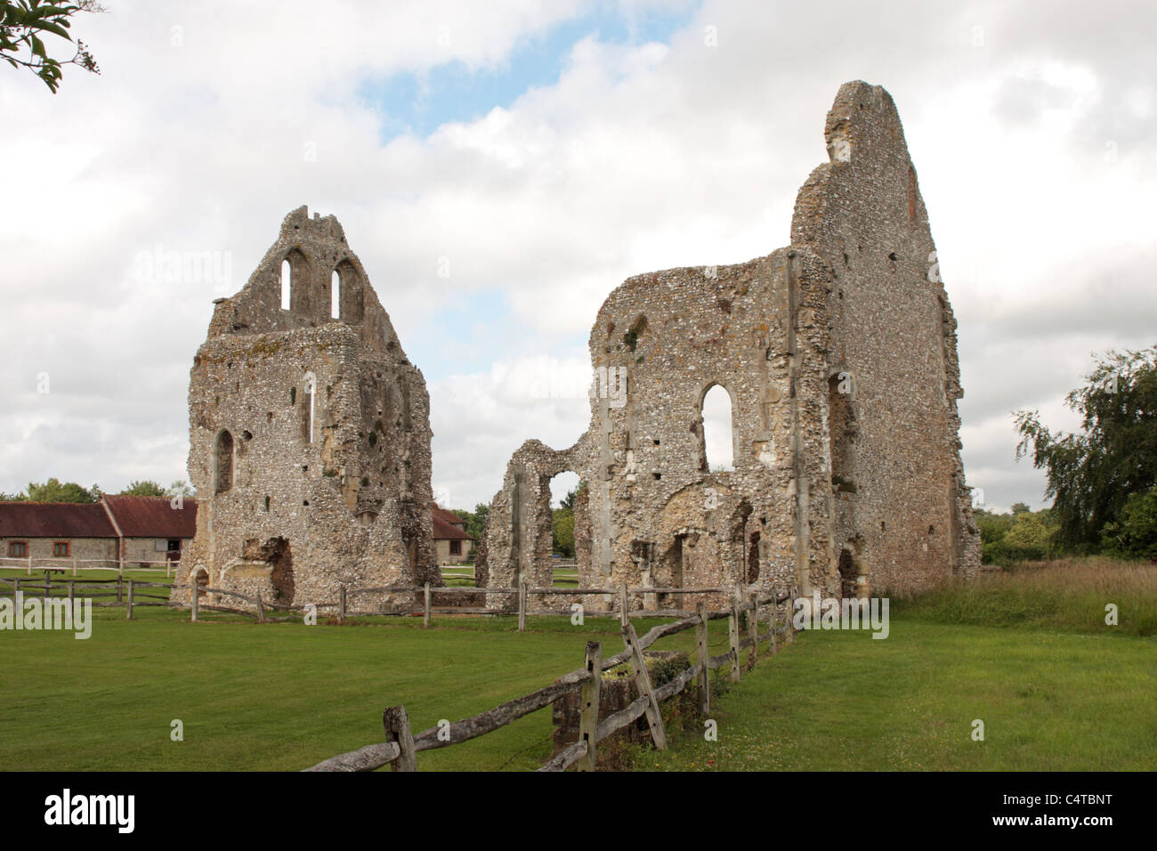 The ruins of Boxgrove Priory founded in circa 1117 by Robert de la Haye ...