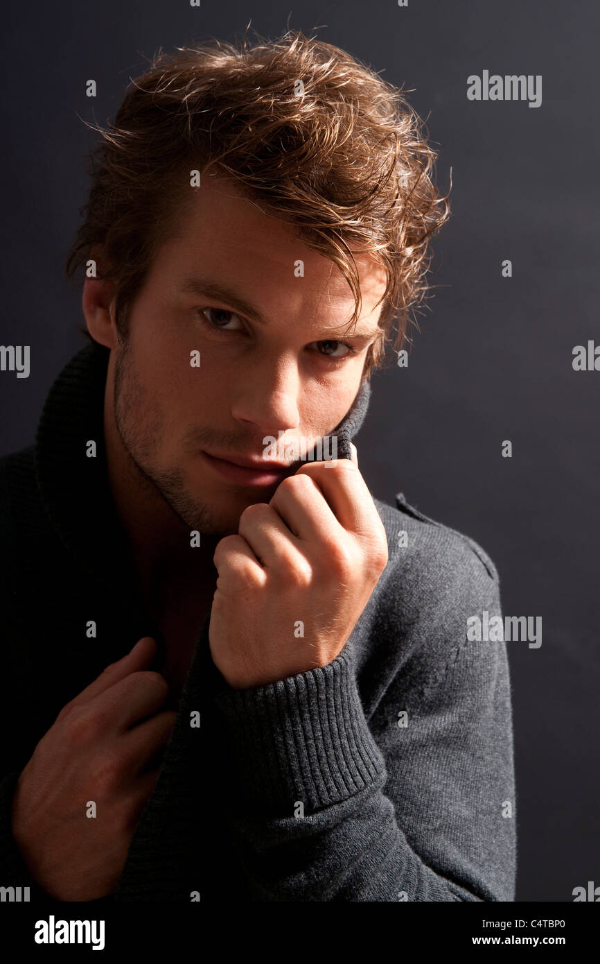 Portrait of Man Stock Photo - Alamy