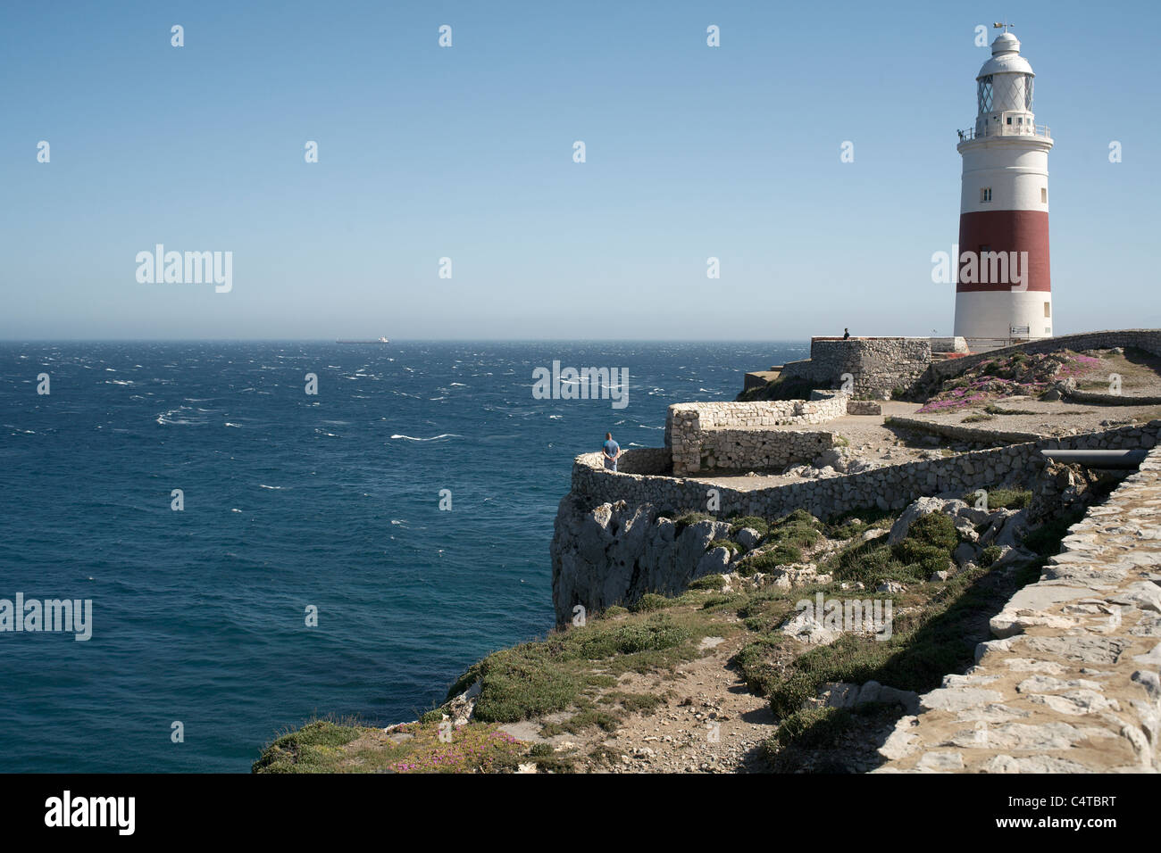Trinity lighthouse europa point gibraltar hi-res stock photography and ...