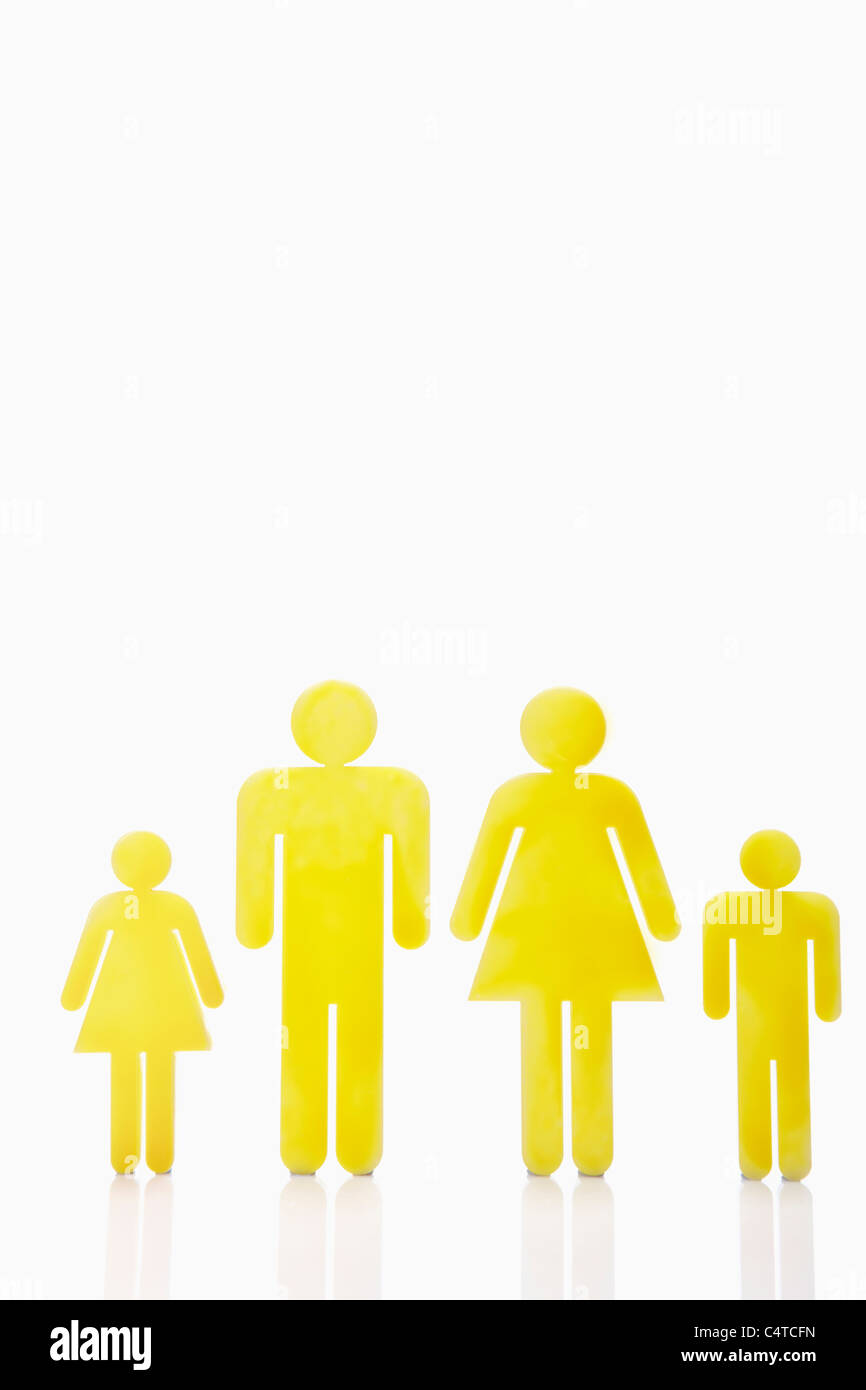 Real life family Cut Out Stock Images & Pictures - Alamy