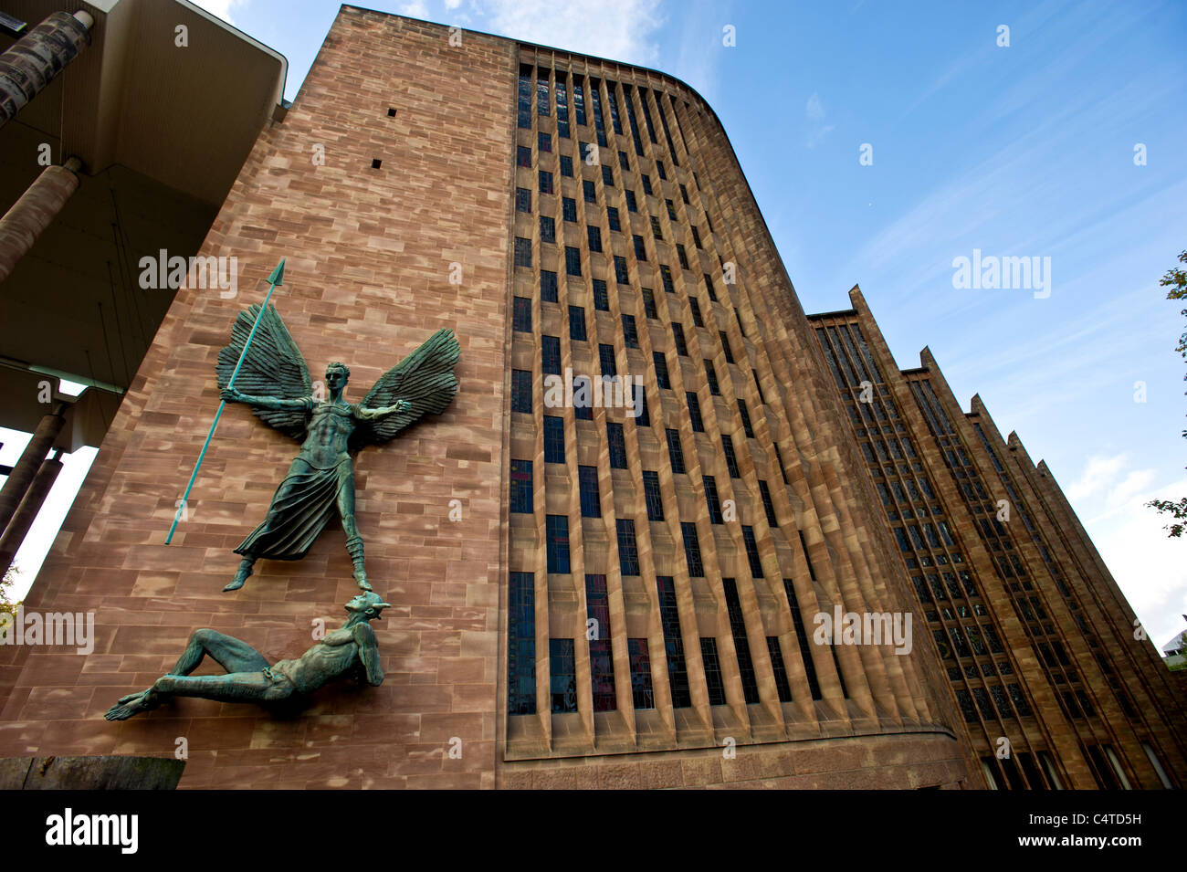 Coventry Cathedral St Michael Devil High Resolution Stock Photography ...