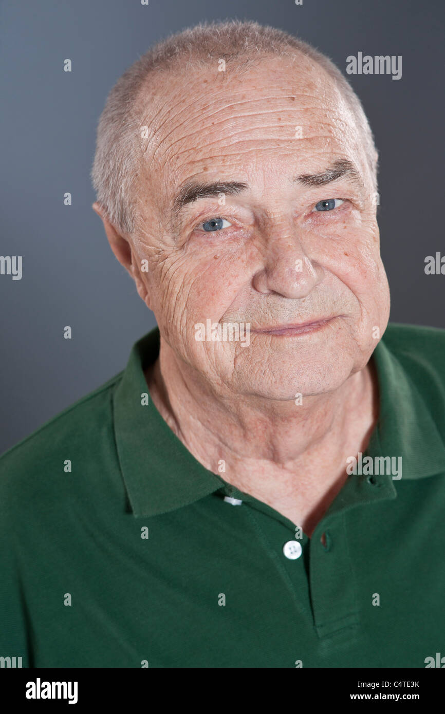 Portrait of Senior Man Stock Photo - Alamy