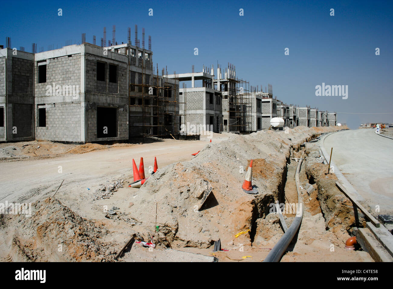 RAK Properties construction Industry housing UAE Stock Photo - Alamy