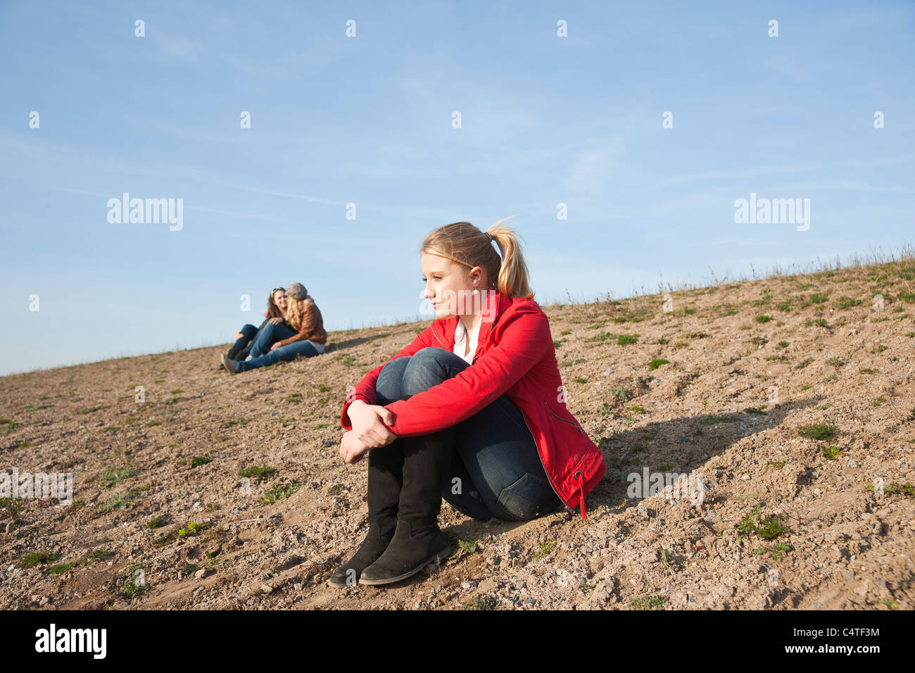 Teenager being Excluded Stock Photo - Alamy