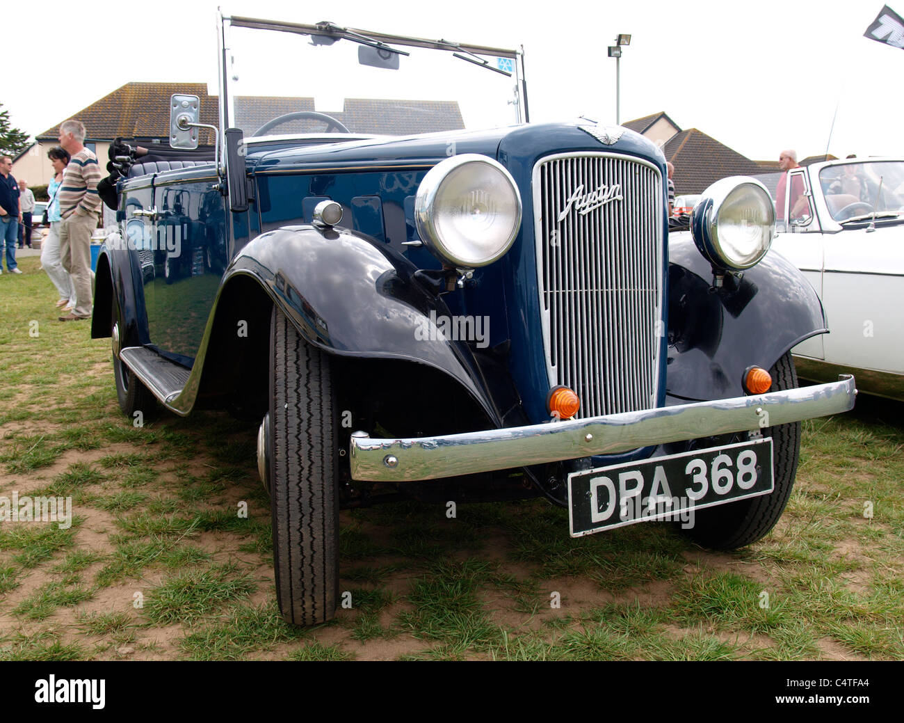 Vintage Austin Car, Bude car show, Cornwall, UK Stock Photo - Alamy