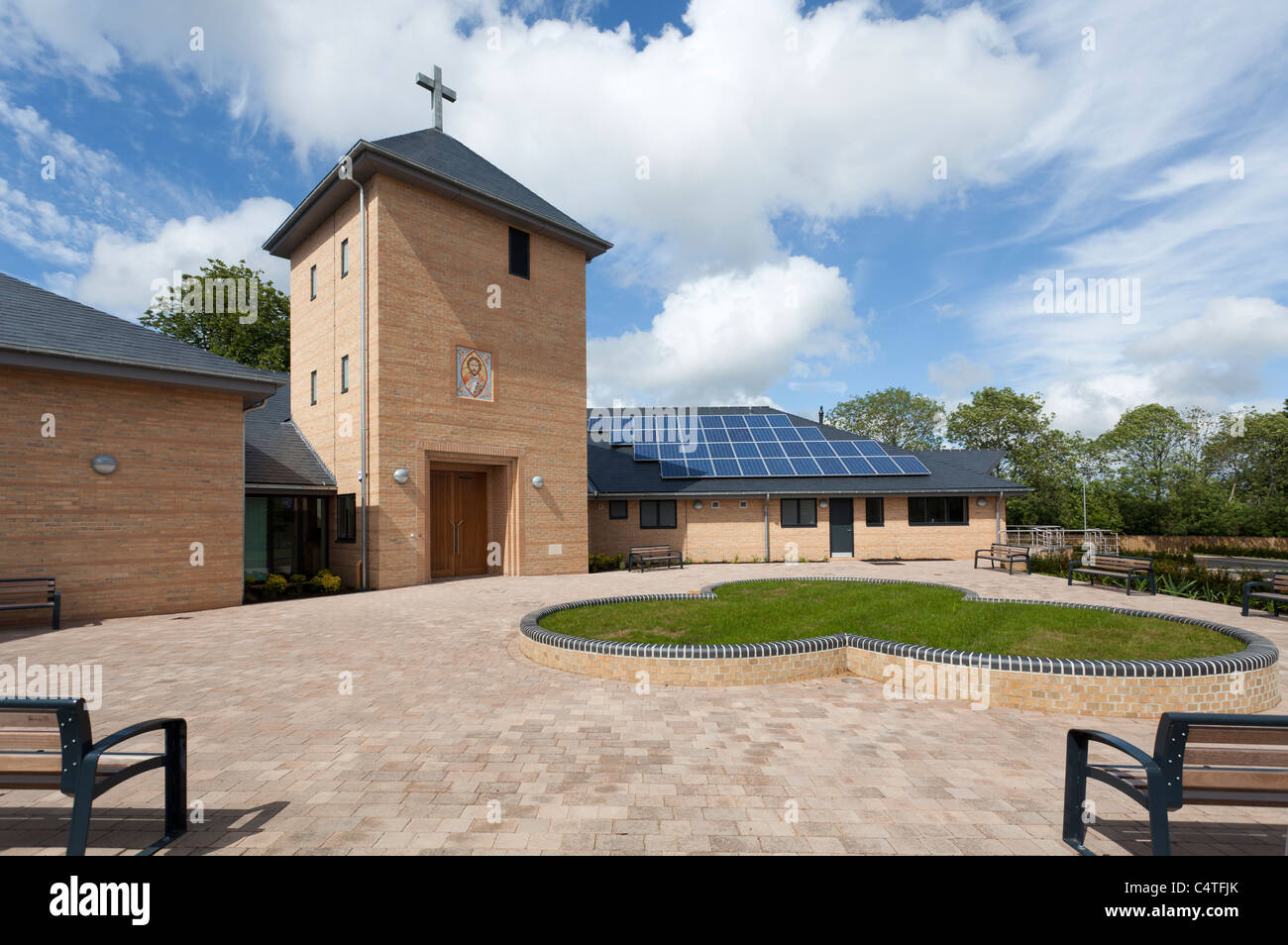 View modern church tower hi-res stock photography and images - Alamy
