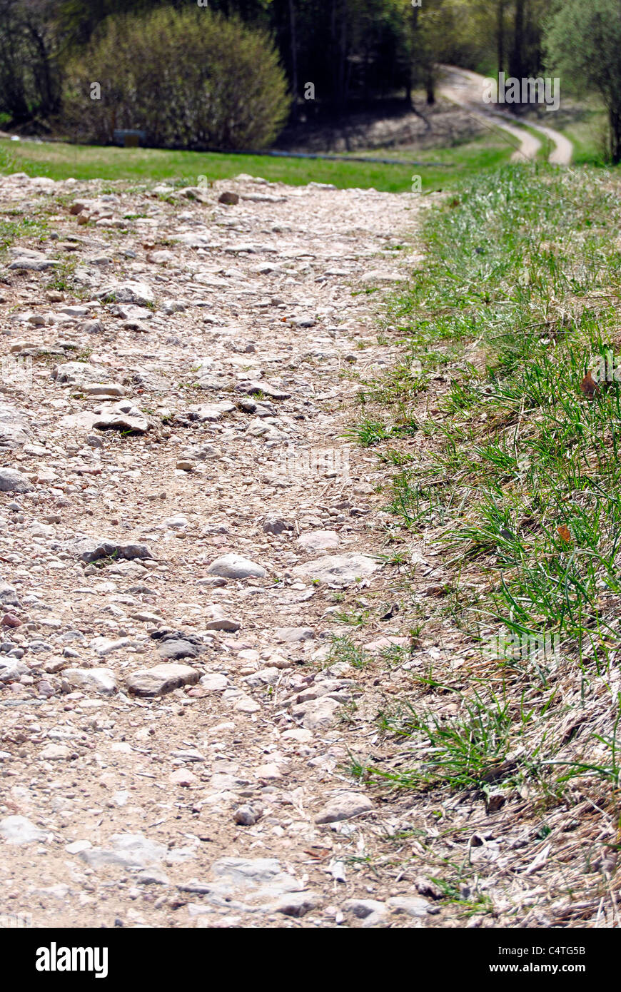 beautiful path in Italian Alps Stock Photo - Alamy