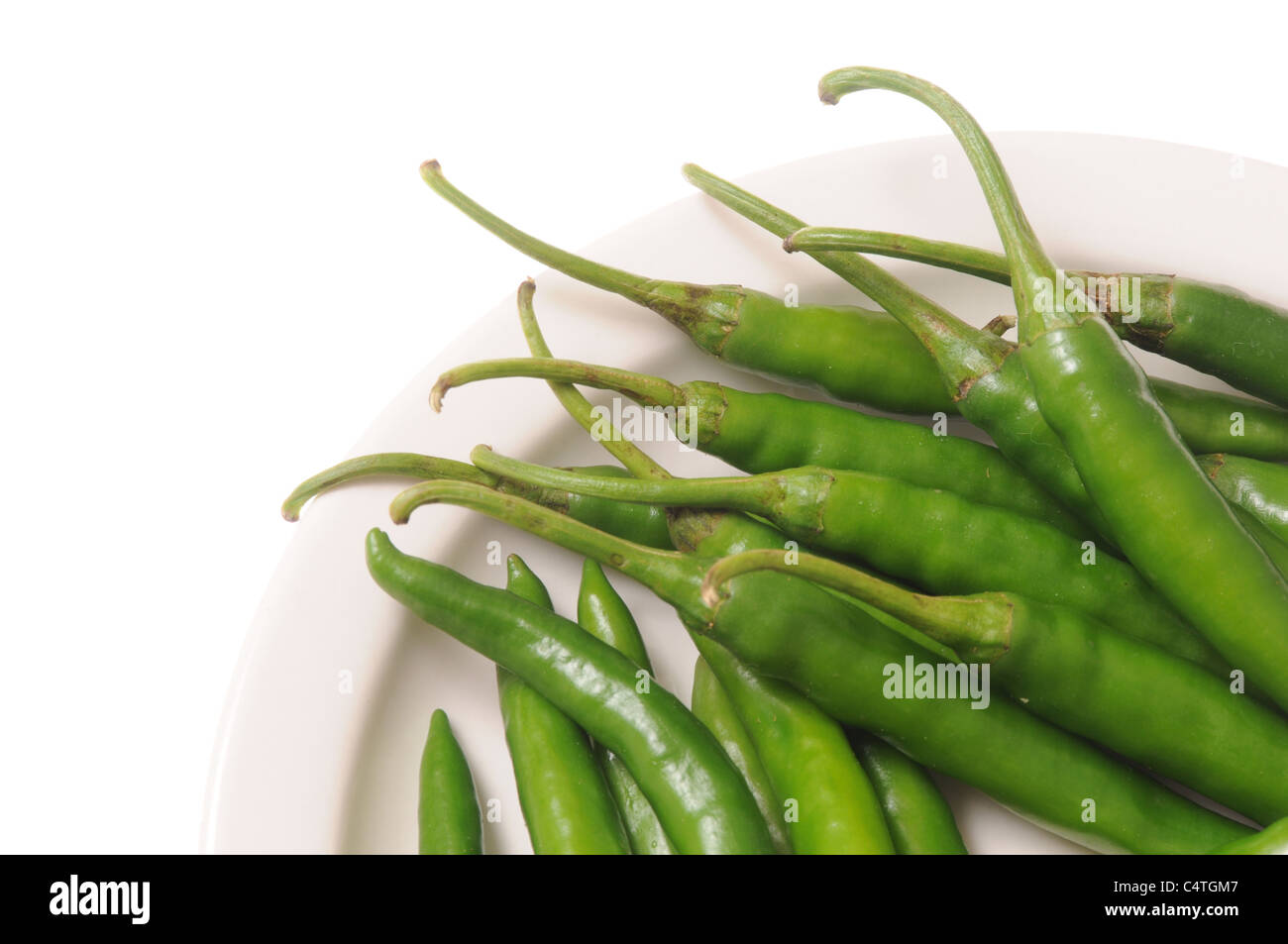 Fresh green pepper Stock Photo - Alamy