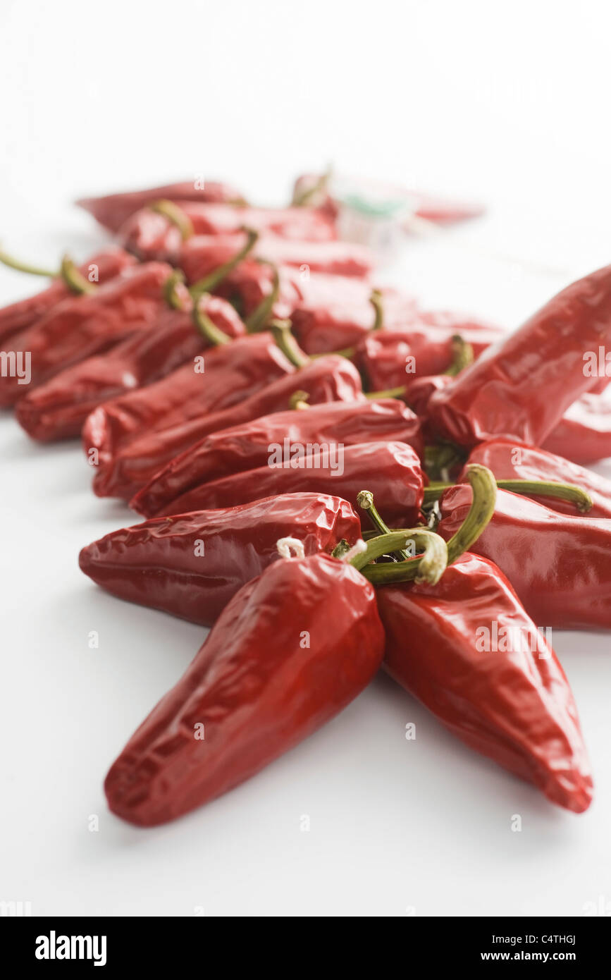 Red chili peppers Stock Photo - Alamy
