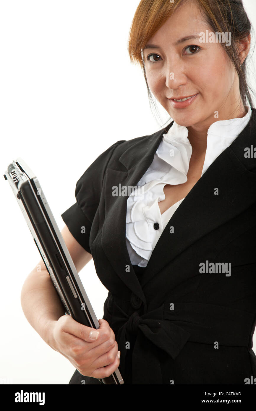 Attractive chinese forties woman Stock Photo - Alamy
