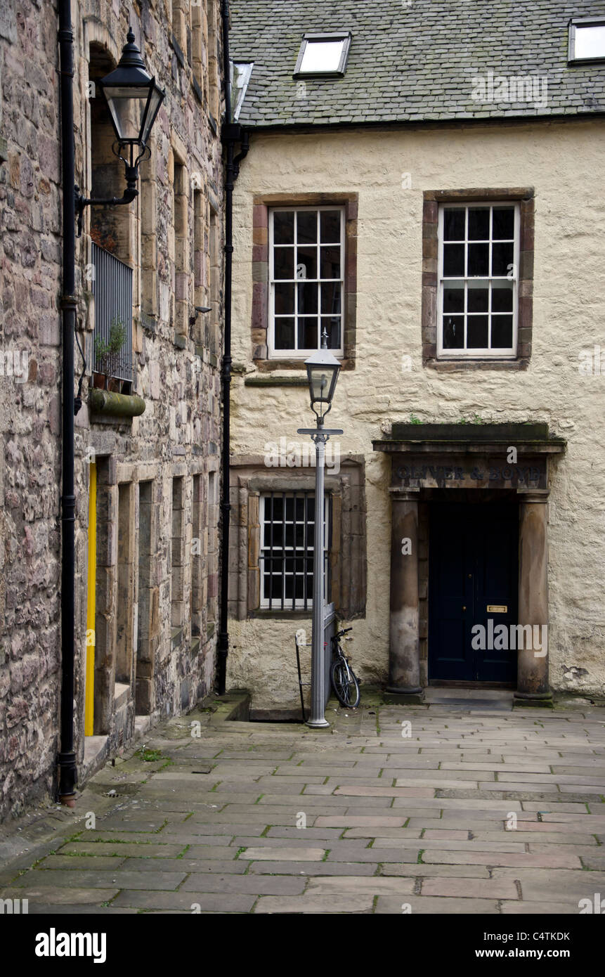 Old "Oliver & Boyd" school book publishers building in Edinburgh's Old ...