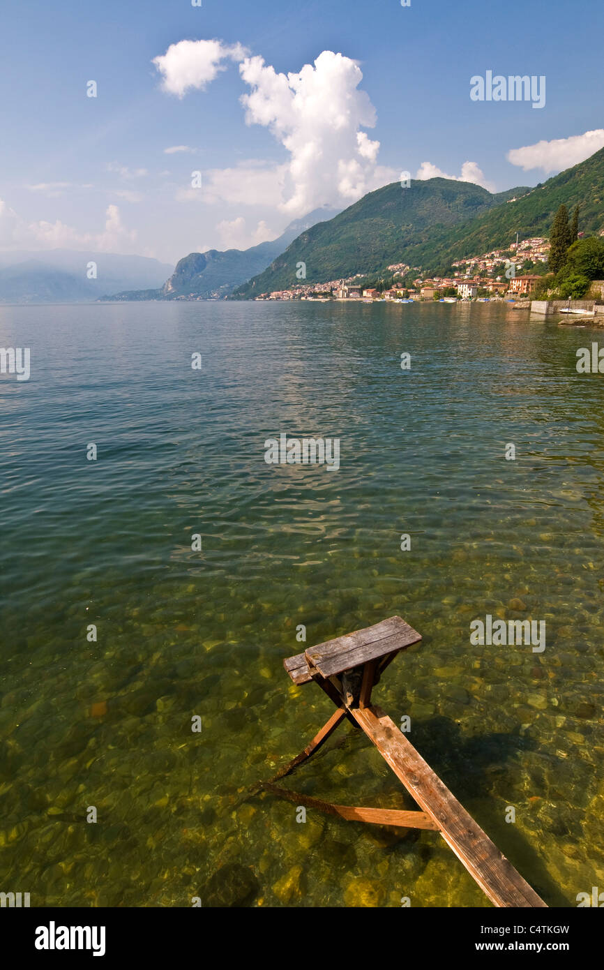Location for fishermen, Rezzonico, Como lake, Italy Stock Photo - Alamy