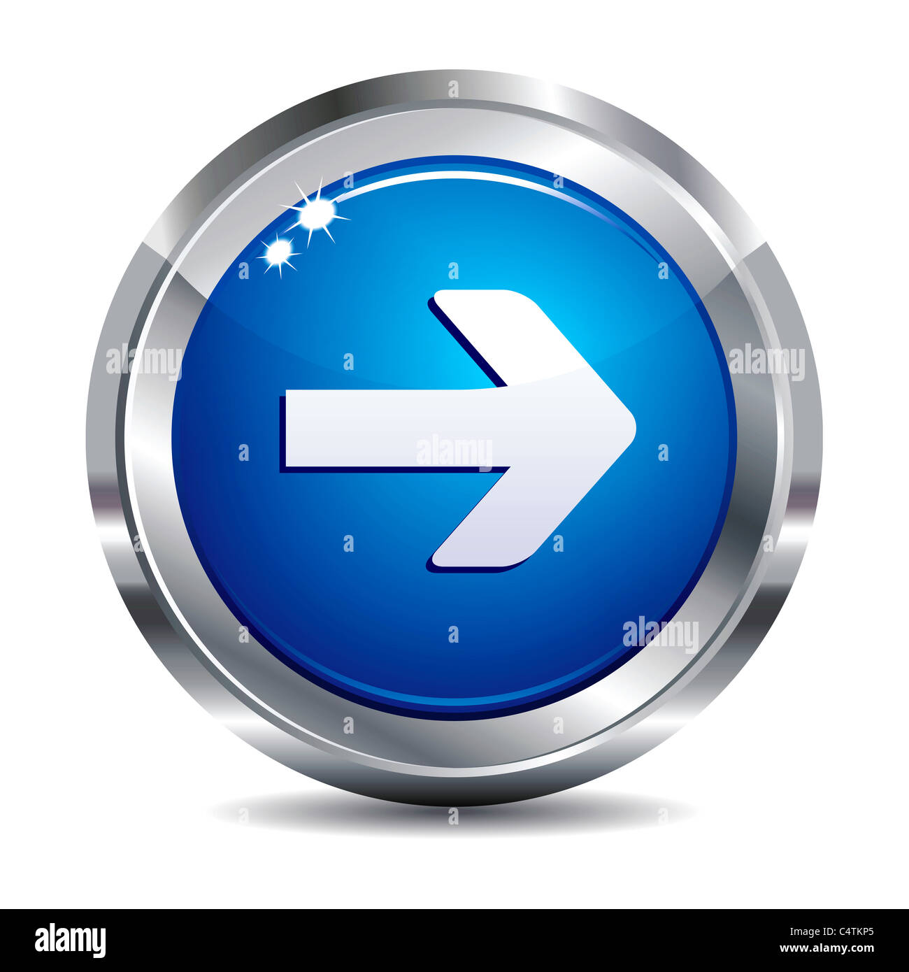 Forward Internet button Icon Stock Photo - Alamy