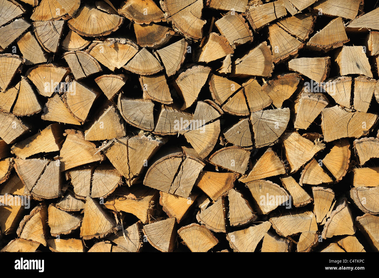 Stack of Tree Trunks, Germany Stock Photo - Alamy