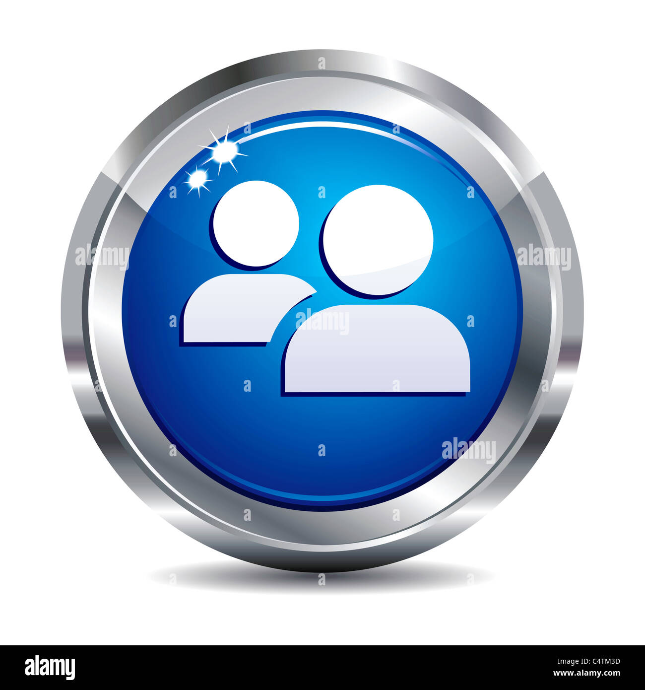 Group Que Internet button Icon App Apps Stock Photo - Alamy