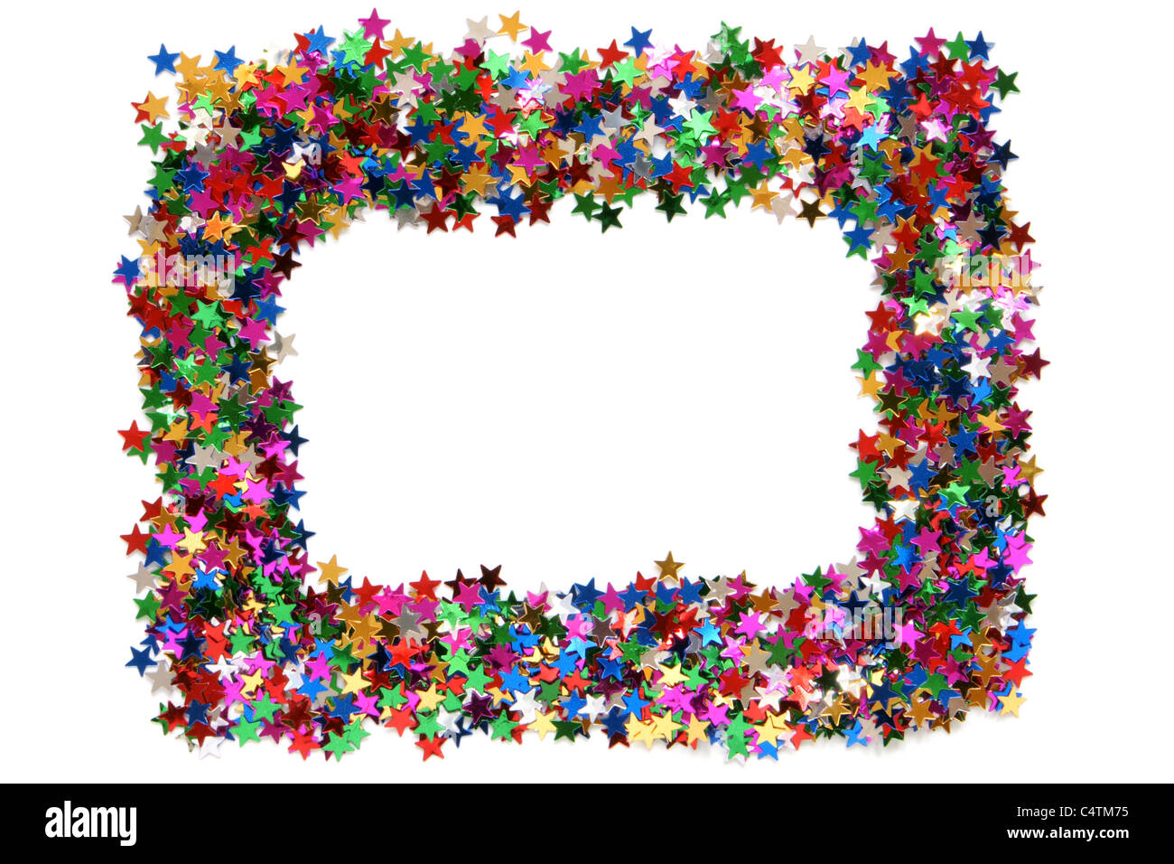 Celebration stars frame Stock Photo - Alamy