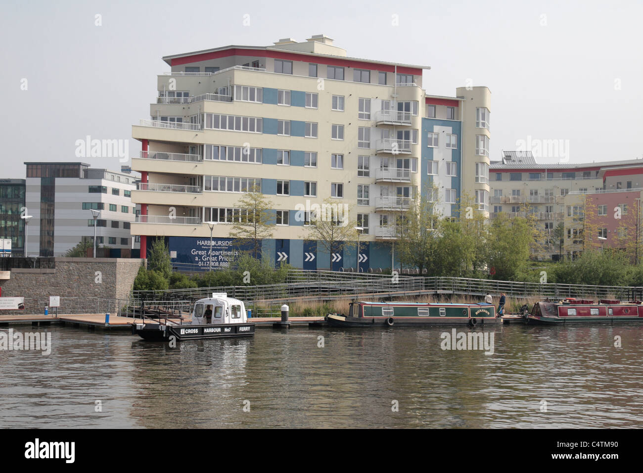 Harbour side properties and the Cross Harbour Ferry on The Harbour ...