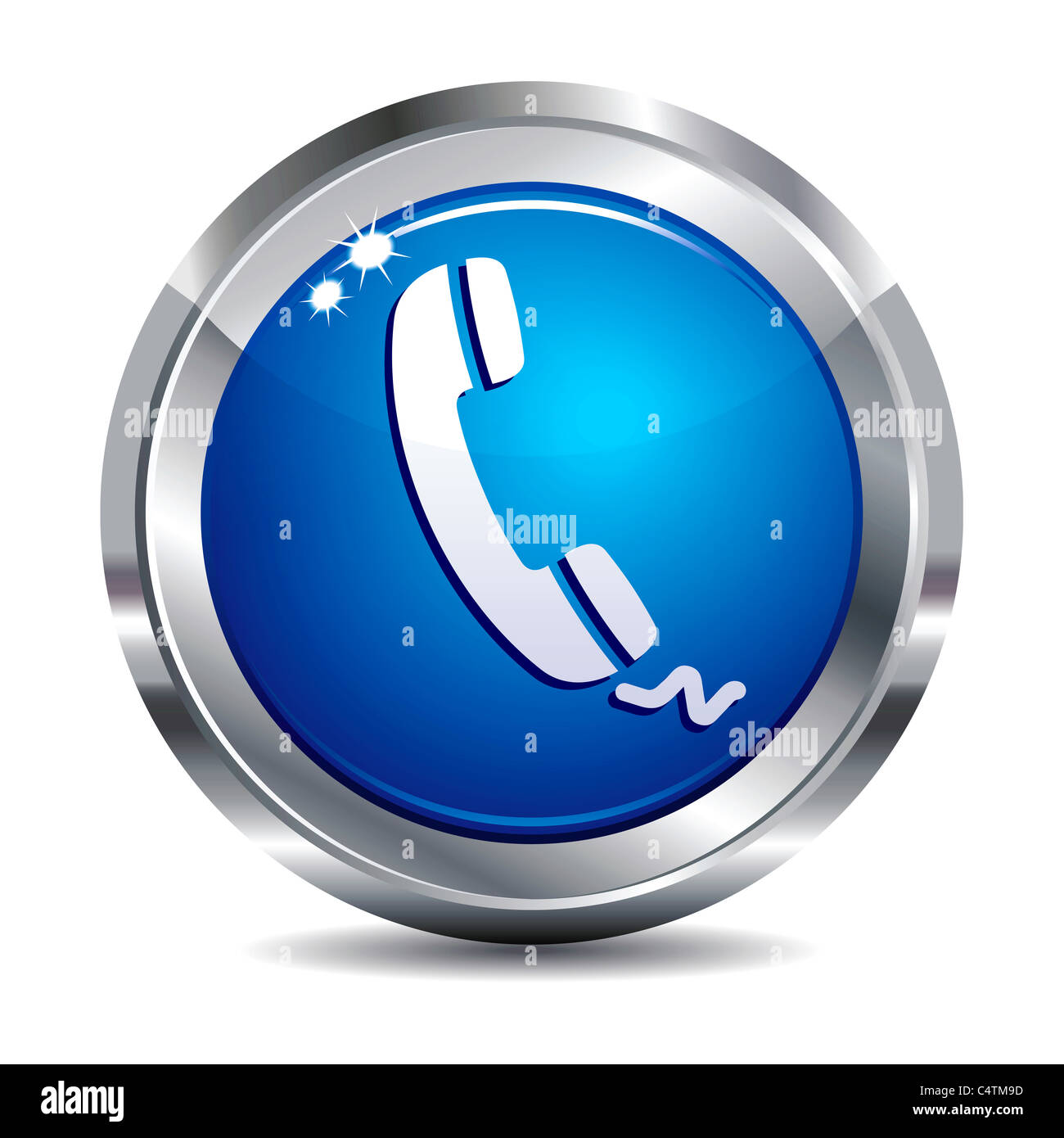 Phone Internet button Icon Stock Photo - Alamy