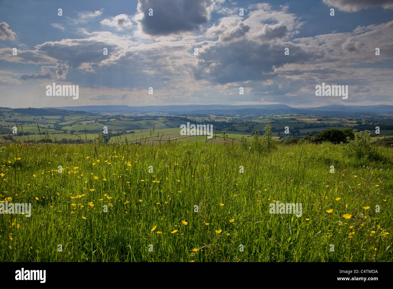 Usk valley wales hi-res stock photography and images - Alamy