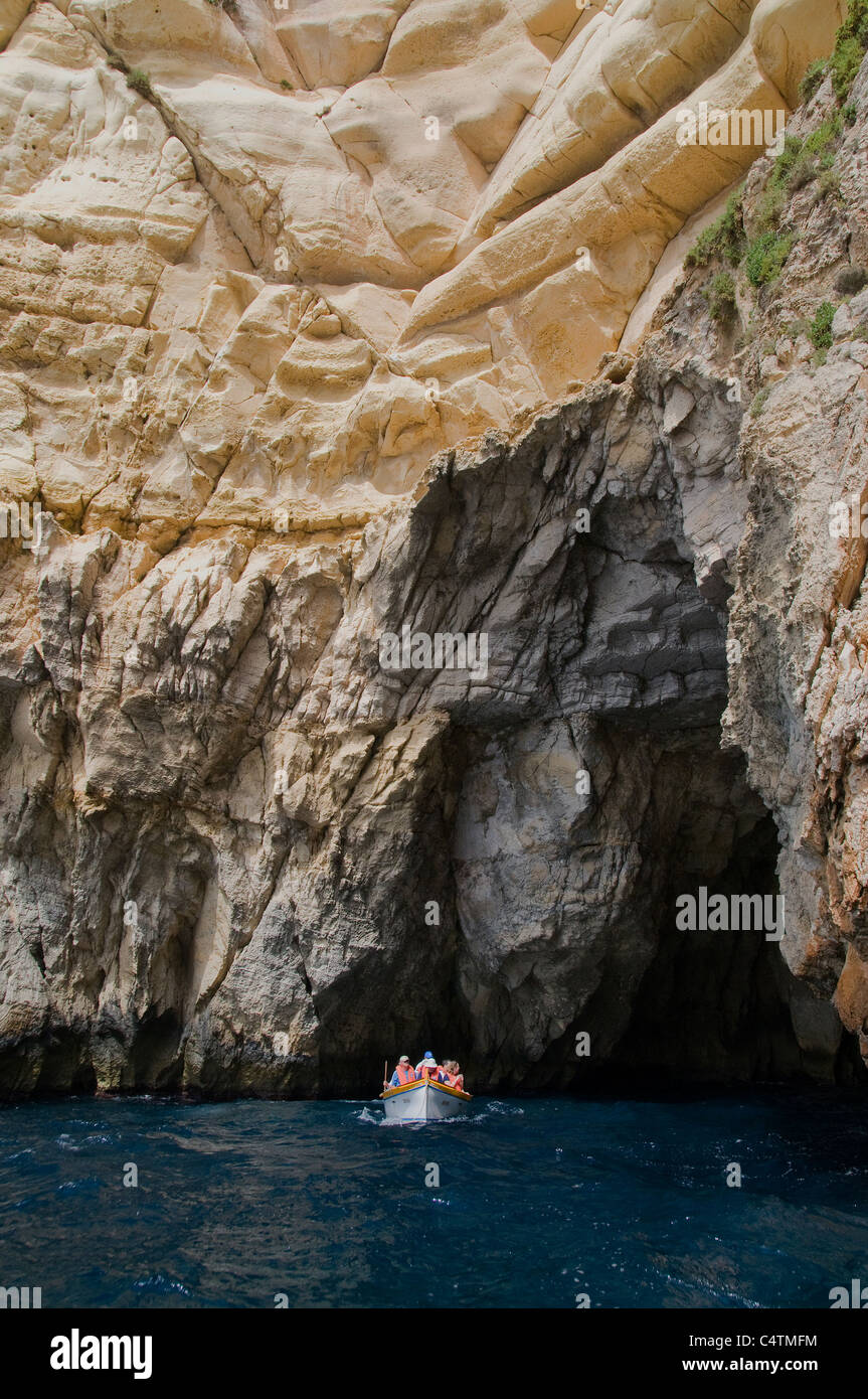 Some of the world's most beautiful scenery is the Blue Grotto area of ...