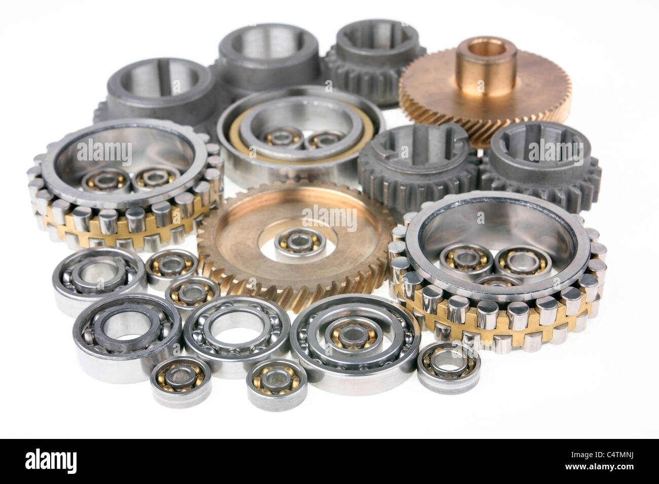 Gears and bearings Stock Photo - Alamy