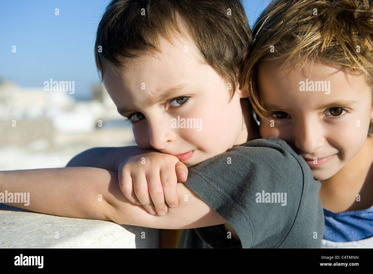 Young brother and sister, portrait Stock Photo - Alamy