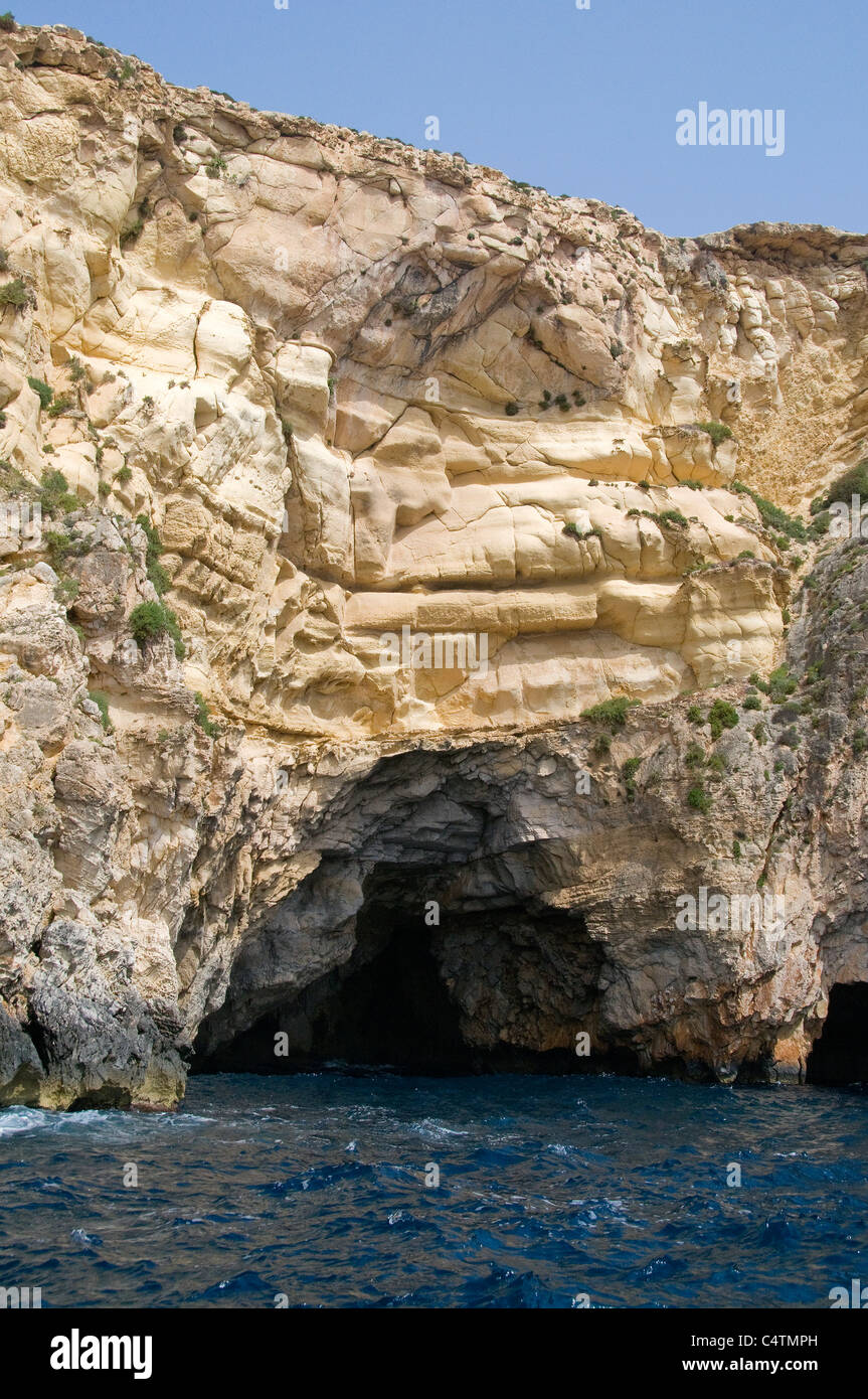 Some of the world's most beautiful scenery is the Blue Grotto area of ...