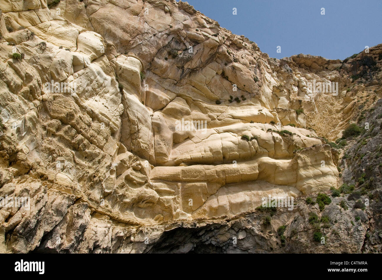 Some of the world's most beautiful scenery is the Blue Grotto area of ...