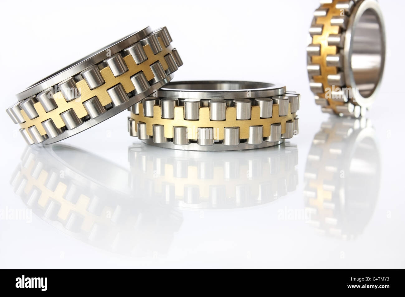 Three radial-thrust bearing Stock Photo - Alamy