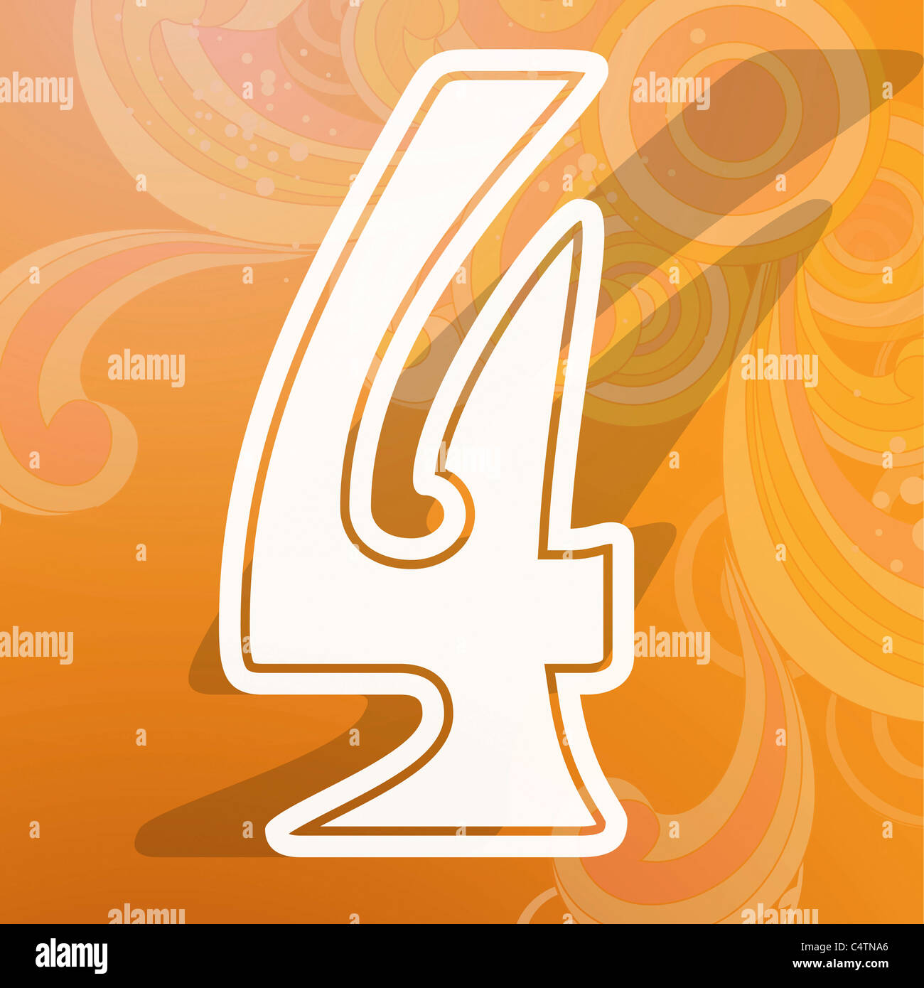Number 4s hi-res stock photography and images - Alamy