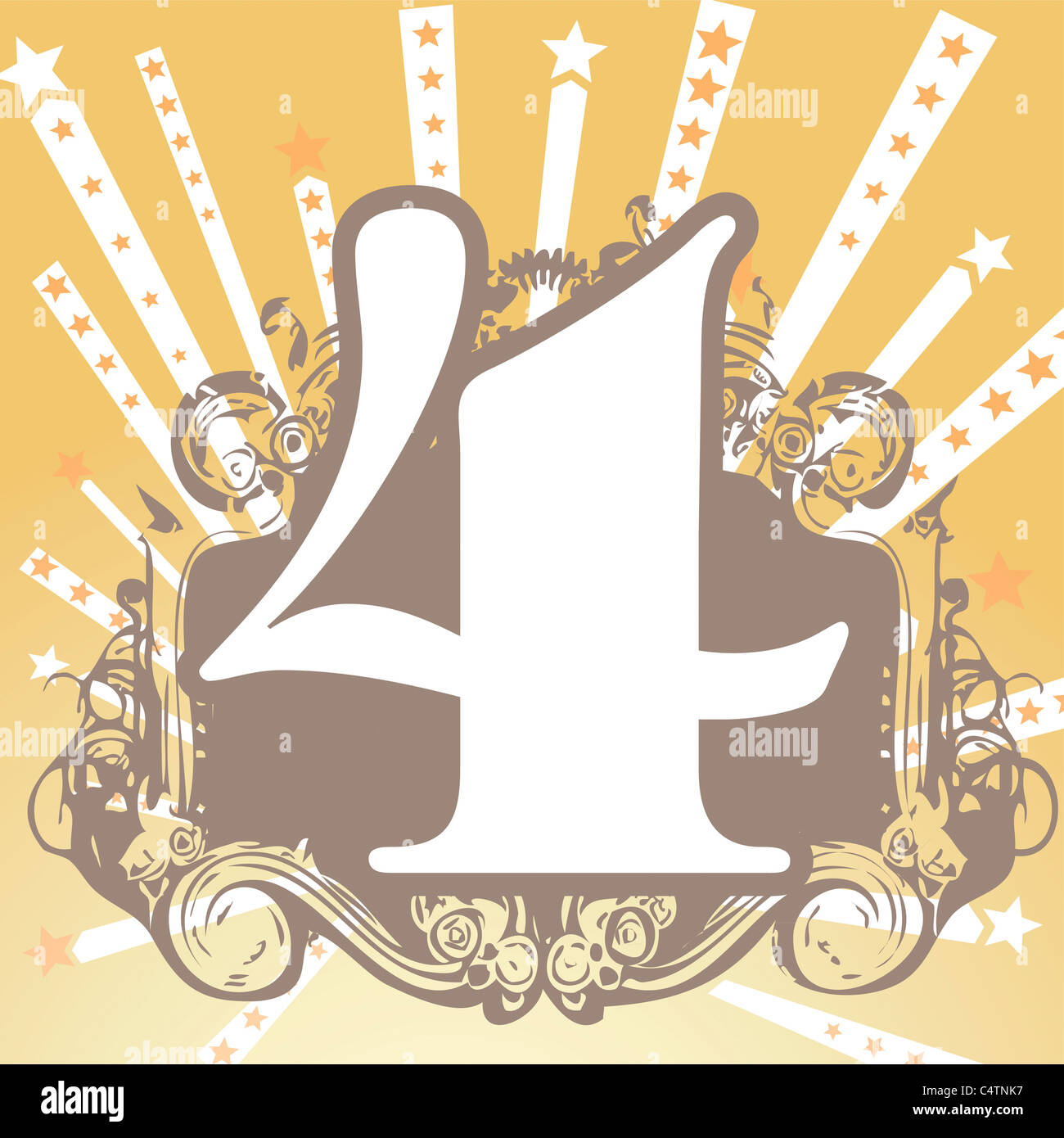Number 4s High Resolution Stock Photography and Images - Alamy