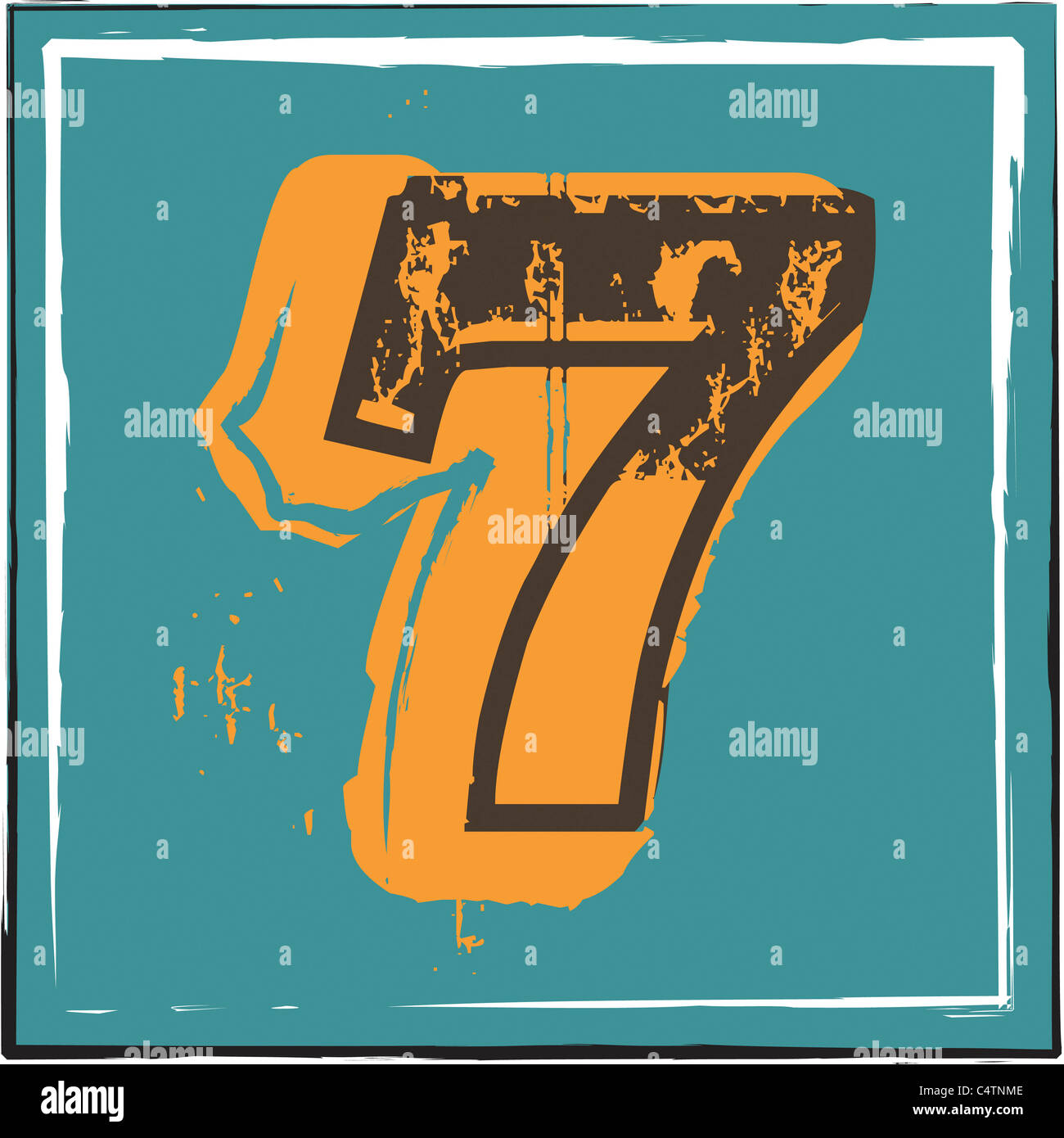 Number 7s hi-res stock photography and images - Alamy