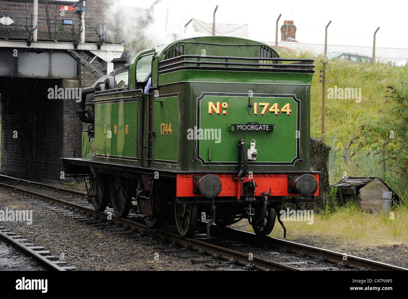 Ex GNR Gresley CLASS N2 0-6-2T tank engine 1744, built at the North ...