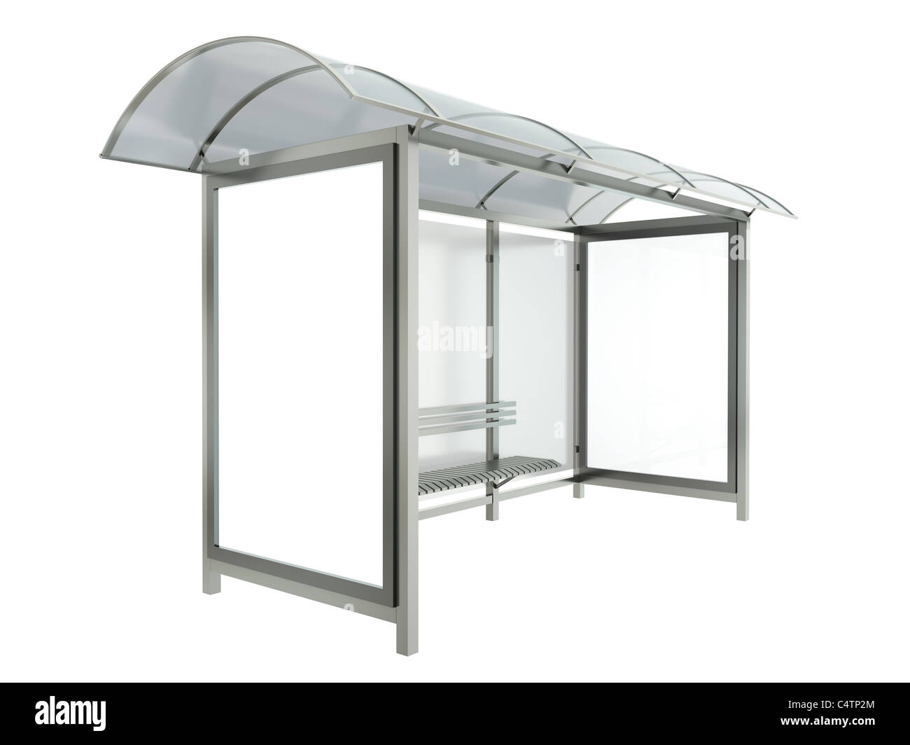 Bus shelter advertising Cut Out Stock Images & Pictures - Alamy