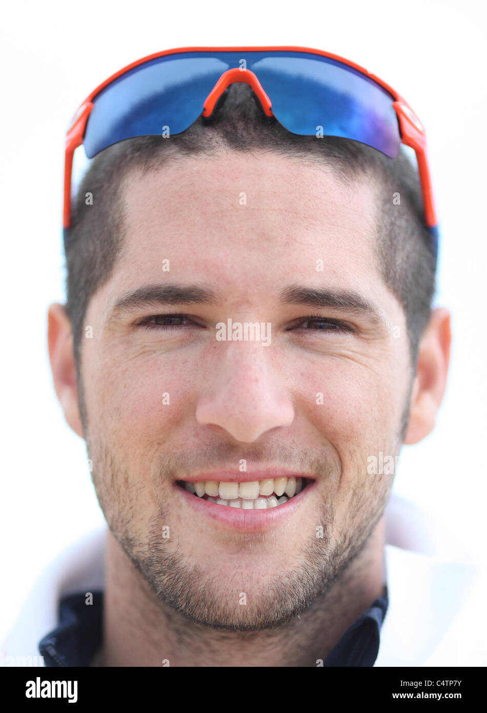 South African cricketer Wayne Parnell. Portrait by James Boardman Stock ...