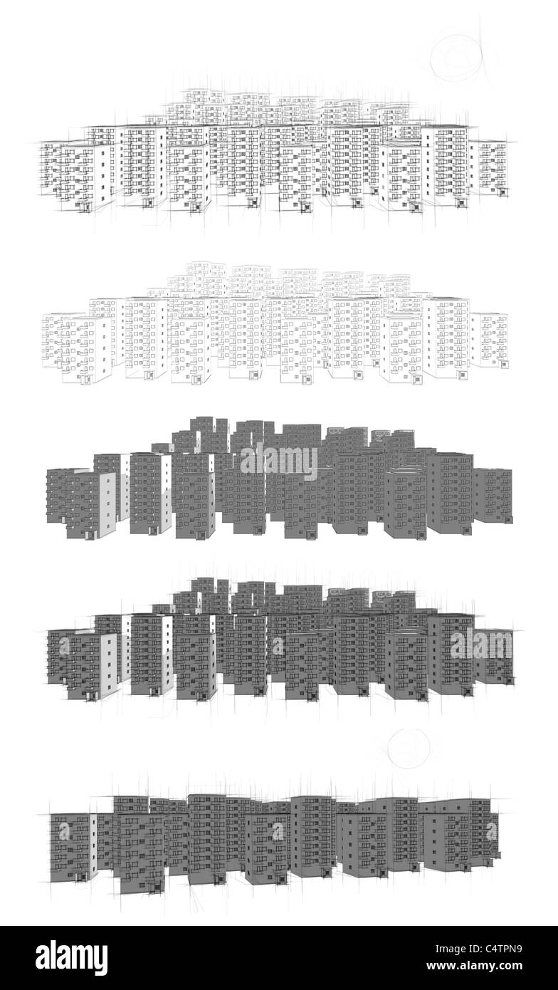 different illustrations of ghetto Stock Photo - Alamy