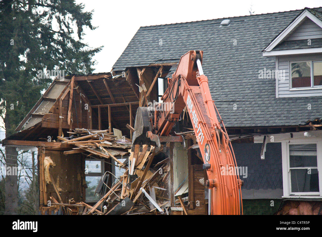 98 year old home being demolished to make way for a newer building ...