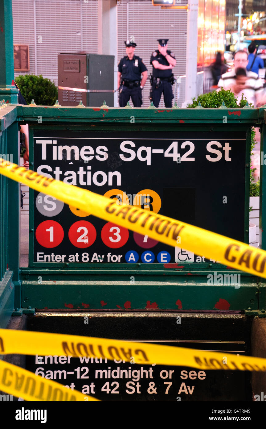 Times Square, Subway Metro, 42nd Street, New York City, 2011 Stock ...