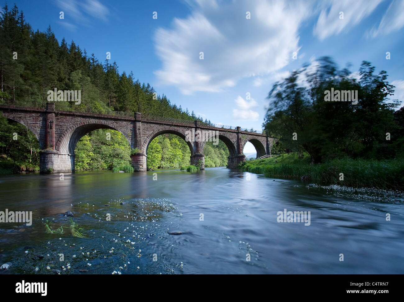 River Tweed Viaduct Stock Photo - Alamy