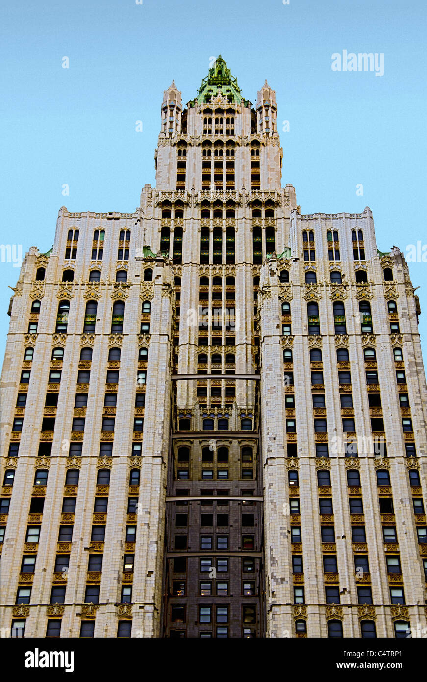 WOOLWORTH'S BUILDING FROM GROUND Stock Photo - Alamy