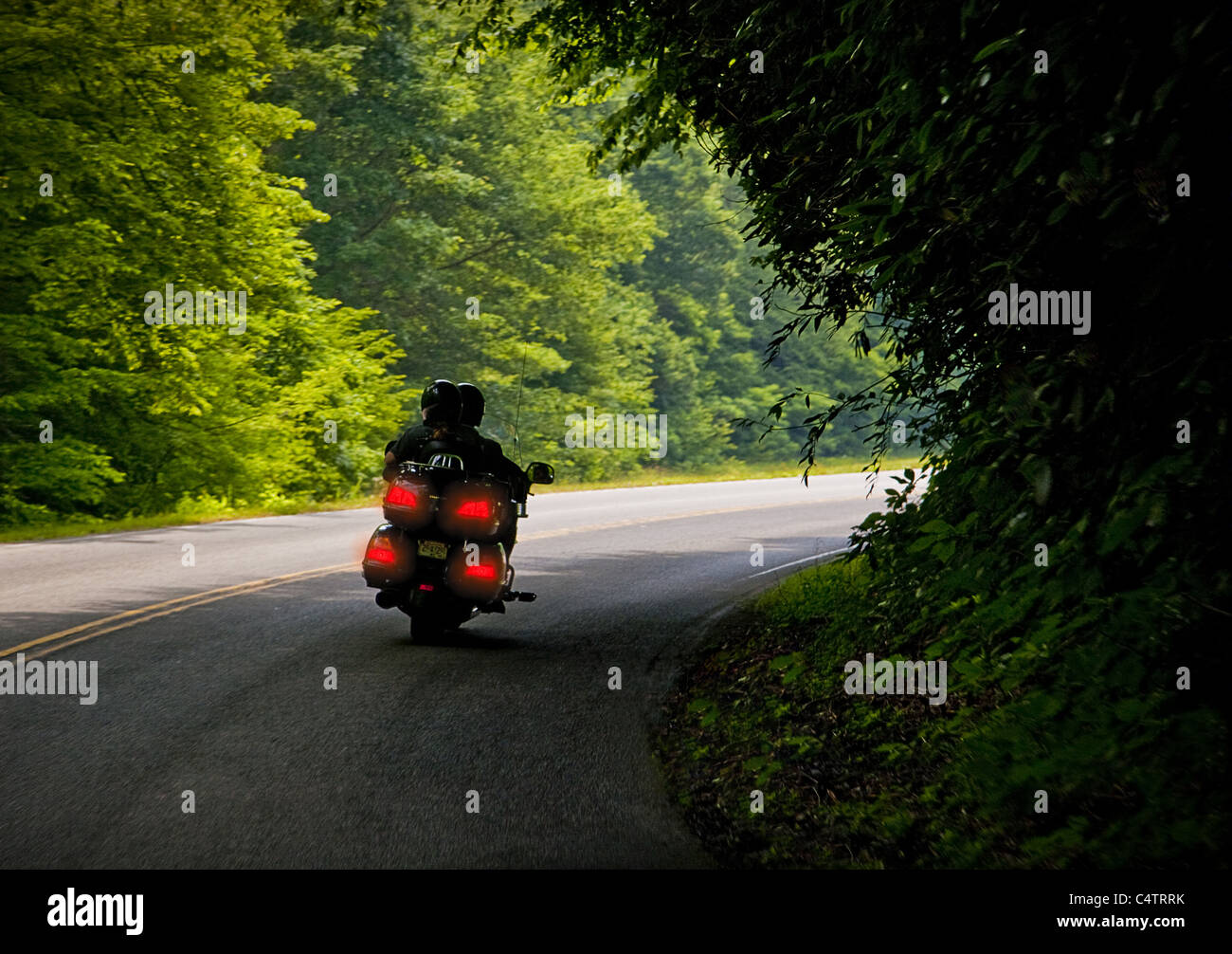 Motorcycle view of road hi-res stock photography and images - Alamy